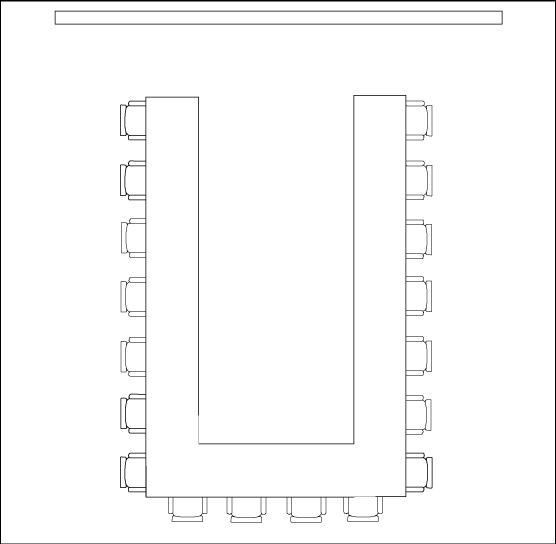 Beachclub The Sunset - Vergaderopstellingen